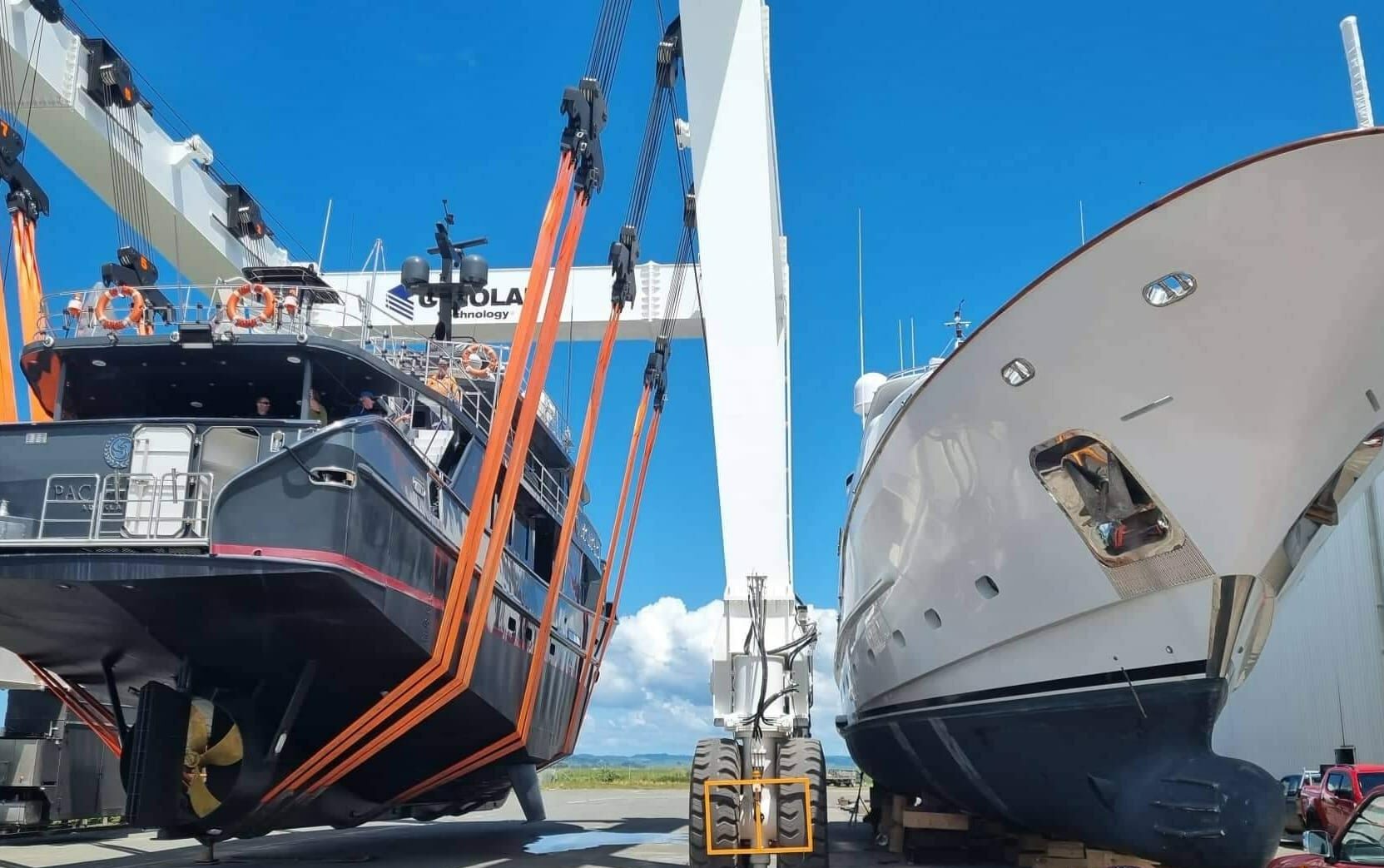 Oceania Marine Launches New Marine Travel Lift - Port Nikau Marine